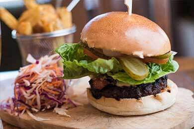 Food at The Trinity, pub and restaurant in Borough