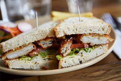 Food at The Trinity, pub and restaurant in Borough